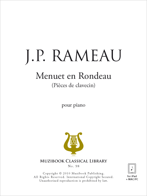 Menuet en Rondeau - Piano - Jean-Philippe Rameau (EAN13 : 9786000014926 ...